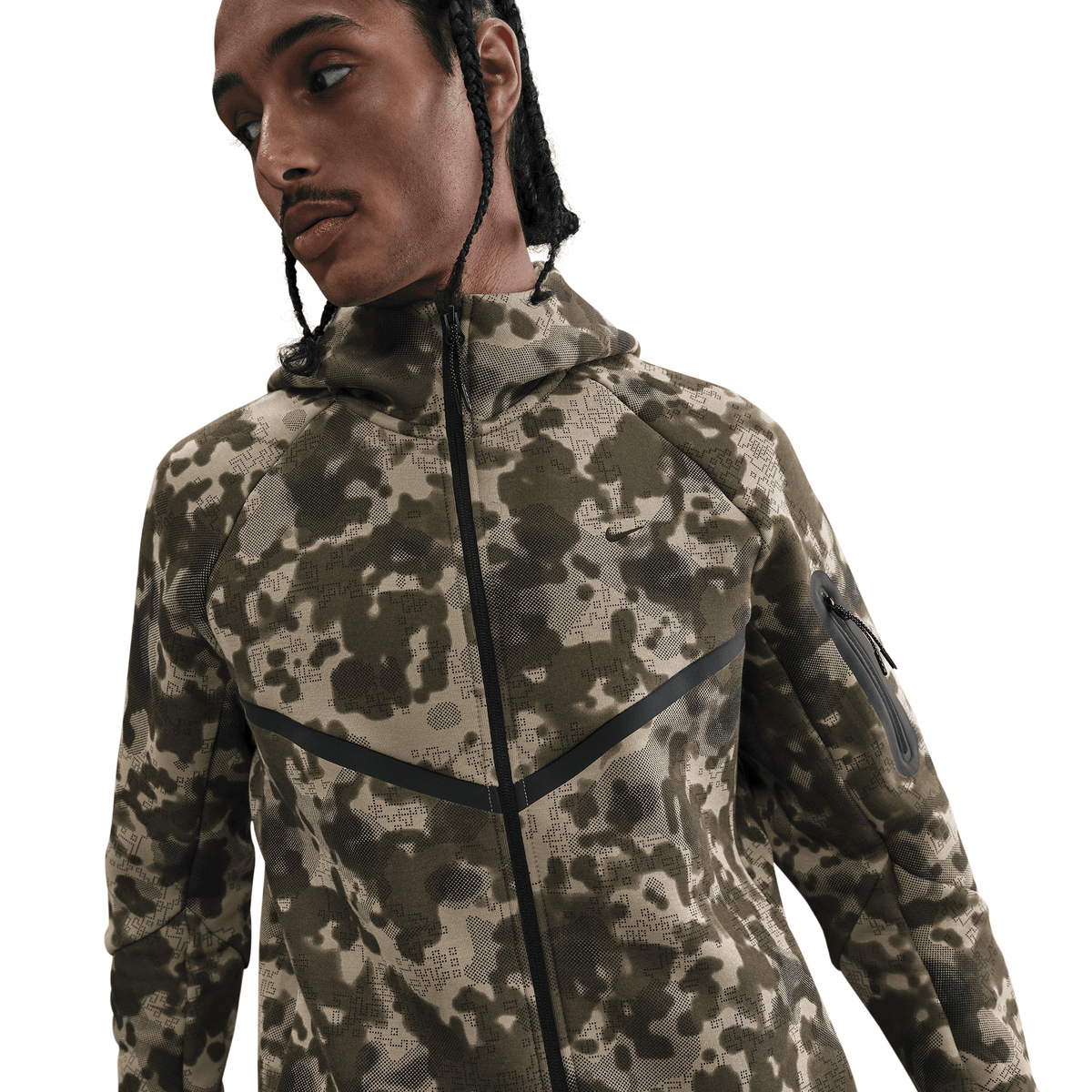 Men's Nike Tech Full-Zip Fleece Camo Windrunner Jackets – The Closet Inc.