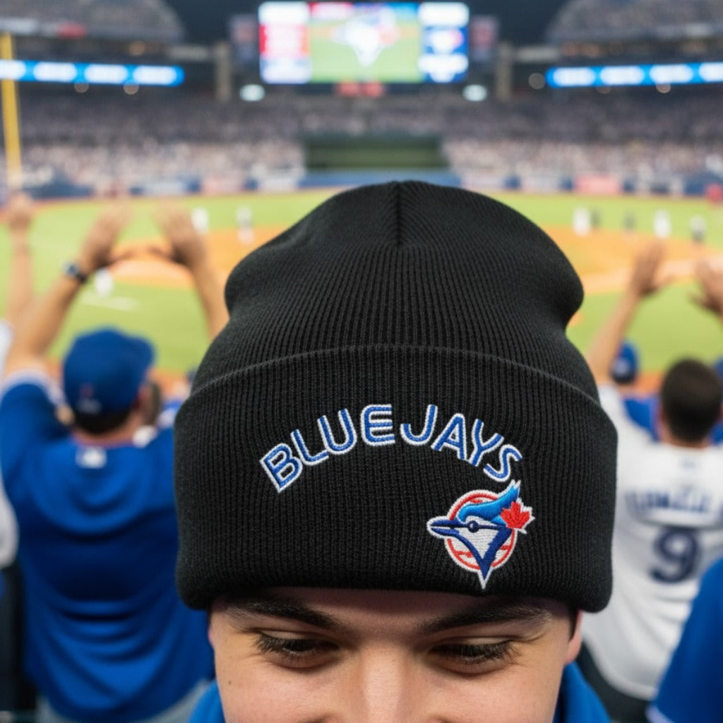 Mitchell And Ness MLB Toronto Blue Jays Balaclava Toque Beanie – The ...