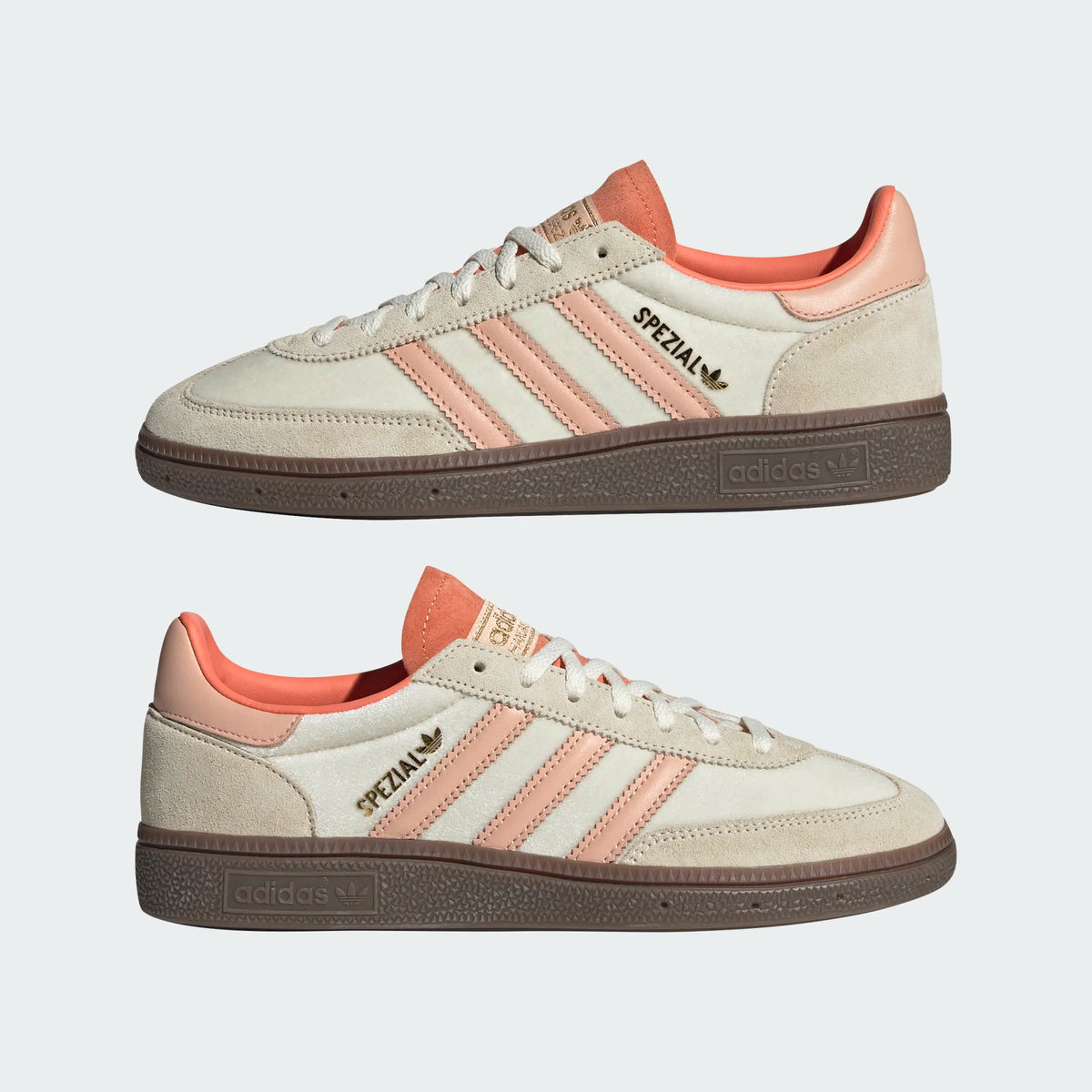 Women's Adidas Handball Spezial "Cream White Coral" – The Closet Inc.