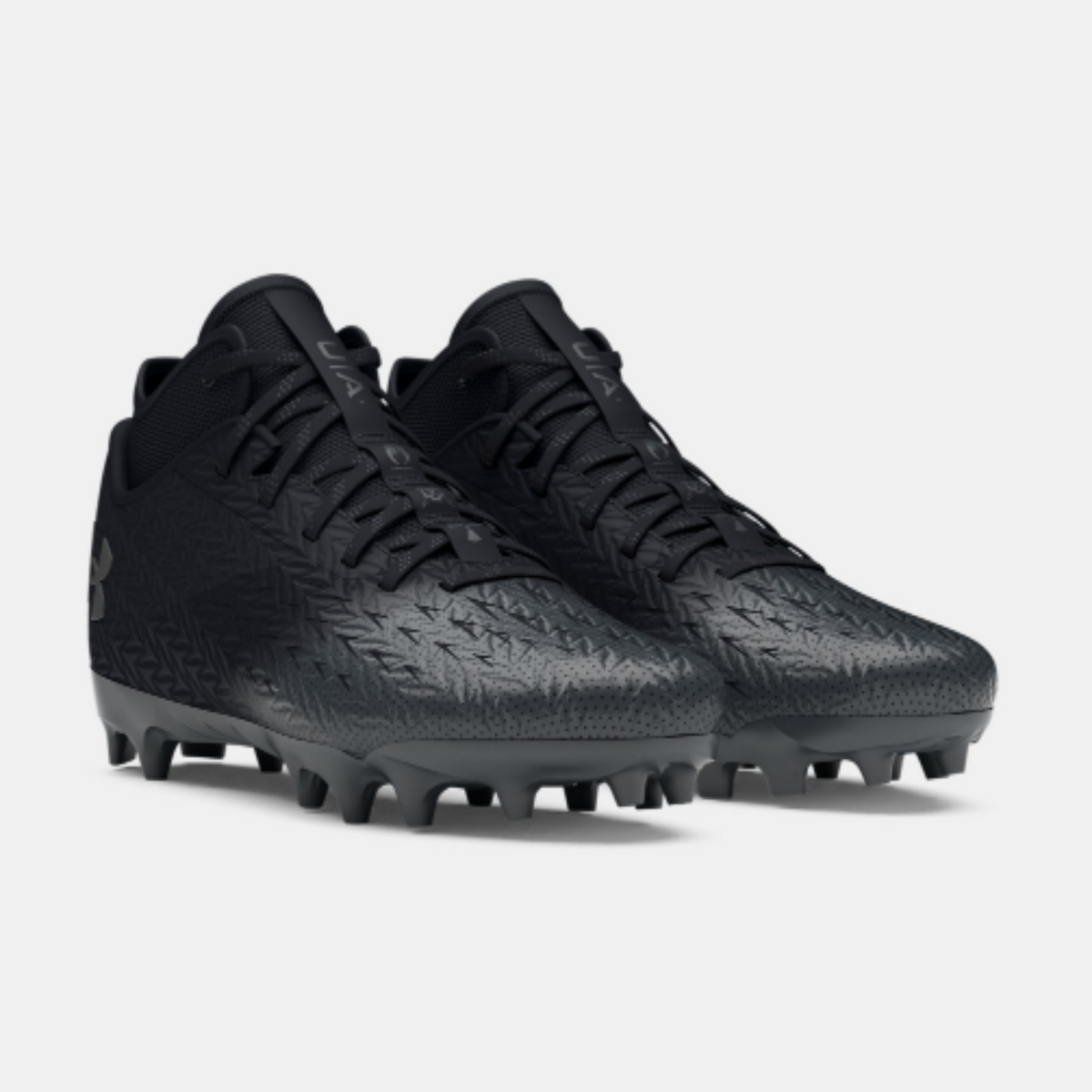 Men's UA Spotlight Clone 4 MC Football Cleats "Metallic Gun Metal ...